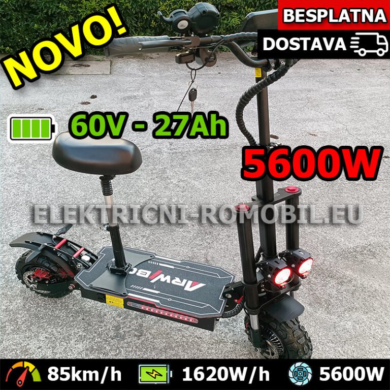 Najjeftiniji Električni Romobil u Hrvatskoj KuKirin Najbrži 120km/h